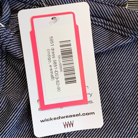 Wicked Weasel | Dresses | Nwt Wicked Weasel Rebel Denim Dress | Poshmark